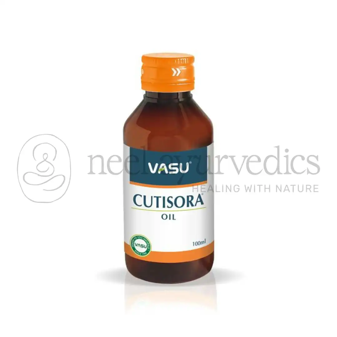 Vasu Cutisora Oil - 100 Ml (Pack Of 2) | Neel Ayurvedics
