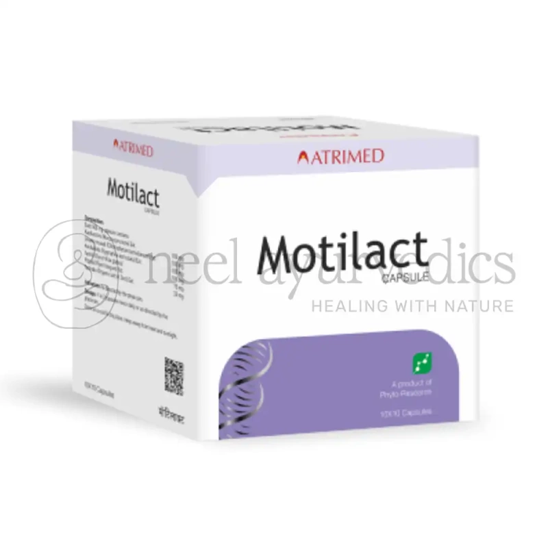 Atrimed Motilact - 100 Caps | Neel Ayurvedics